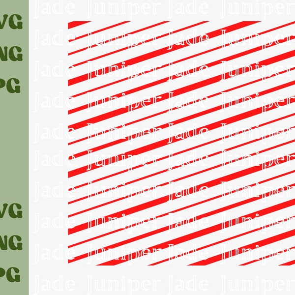 Peppermint Stripes Svg - Etsy