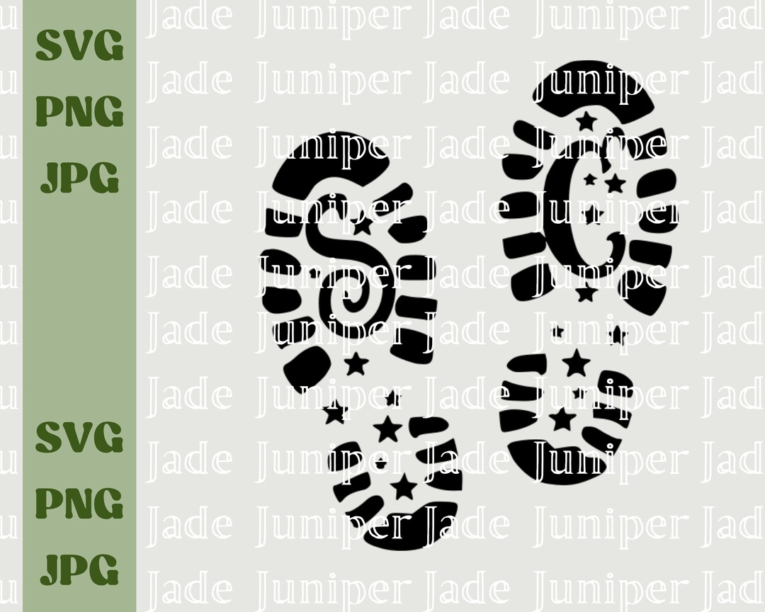 Santa Claus Boot Print Svg Instant Digital Download Svg, Png, and Jpg ...