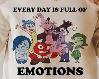 Emotions Characters Seamless Pattern, Magical Inside Out Seamless File ...