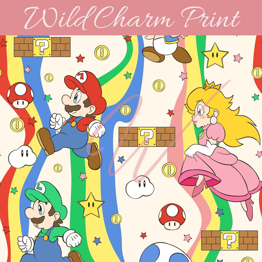 Cartoon Seamless Repeat Pattern, Video Game Seamless File, Boys ...