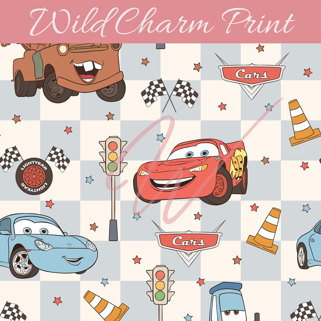 Magical Lighting Cars Seamless File, Racing Cars Seamless, Spring and ...