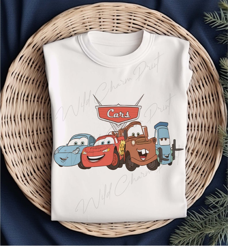 Magical Cars PNG, Lightning Cars Boys PNG, Racing Cars PNG for Fabric ...