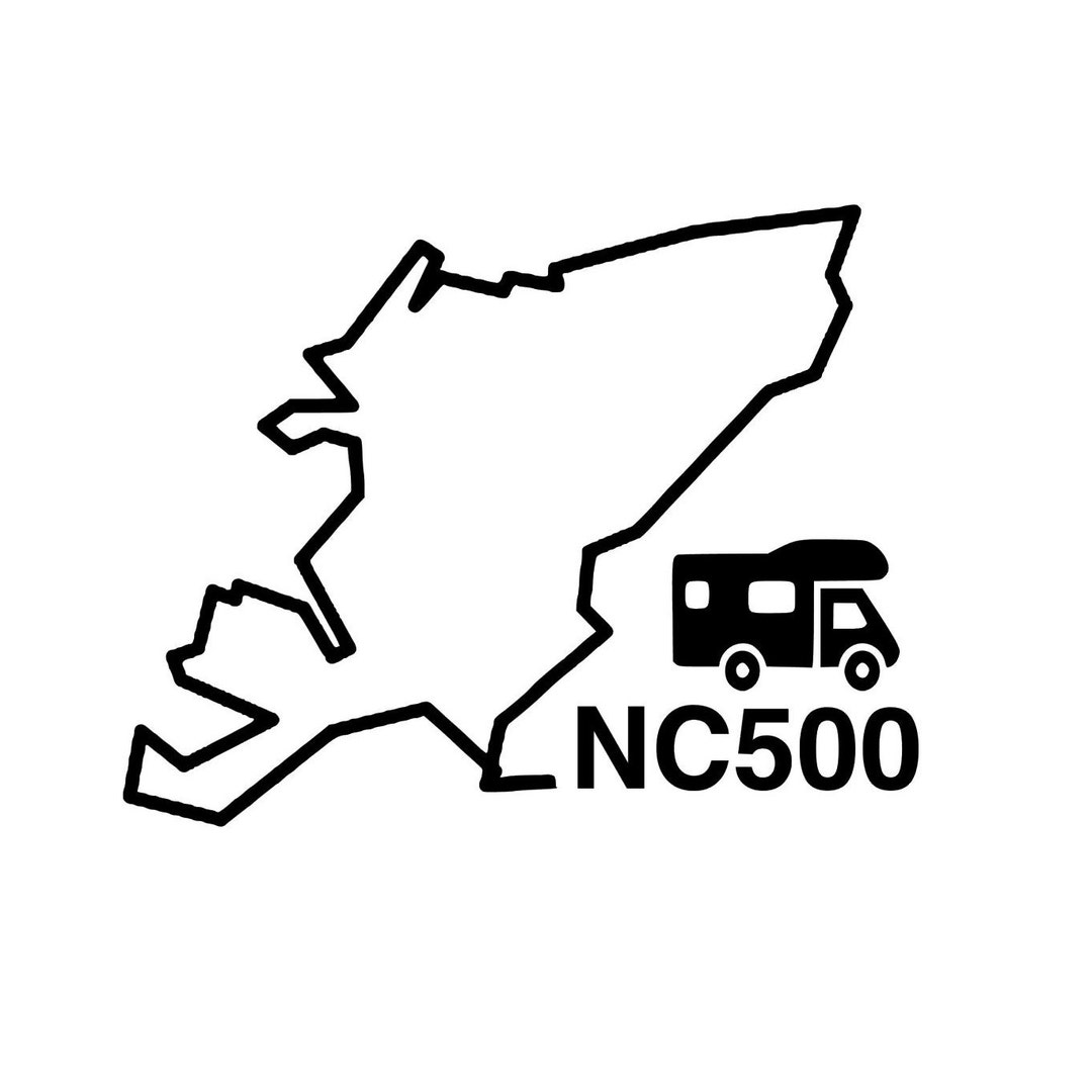 NC500 Motorhome the North Coast 500 Scotland Road Trip Vinyl Decal ...