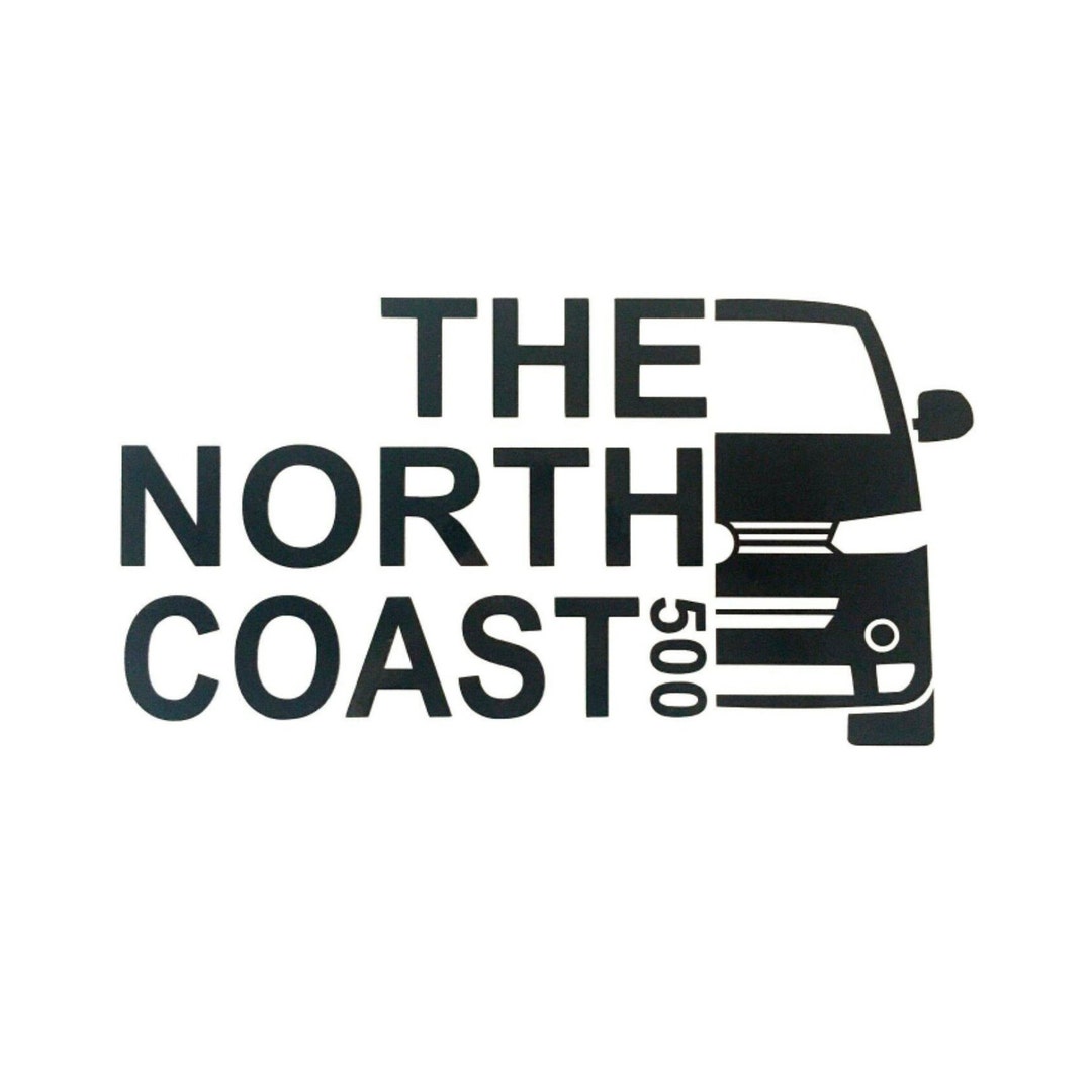 VW T5 Transporter 'the North Coast 500' Vinyl Decal Sticker - NC500 ...