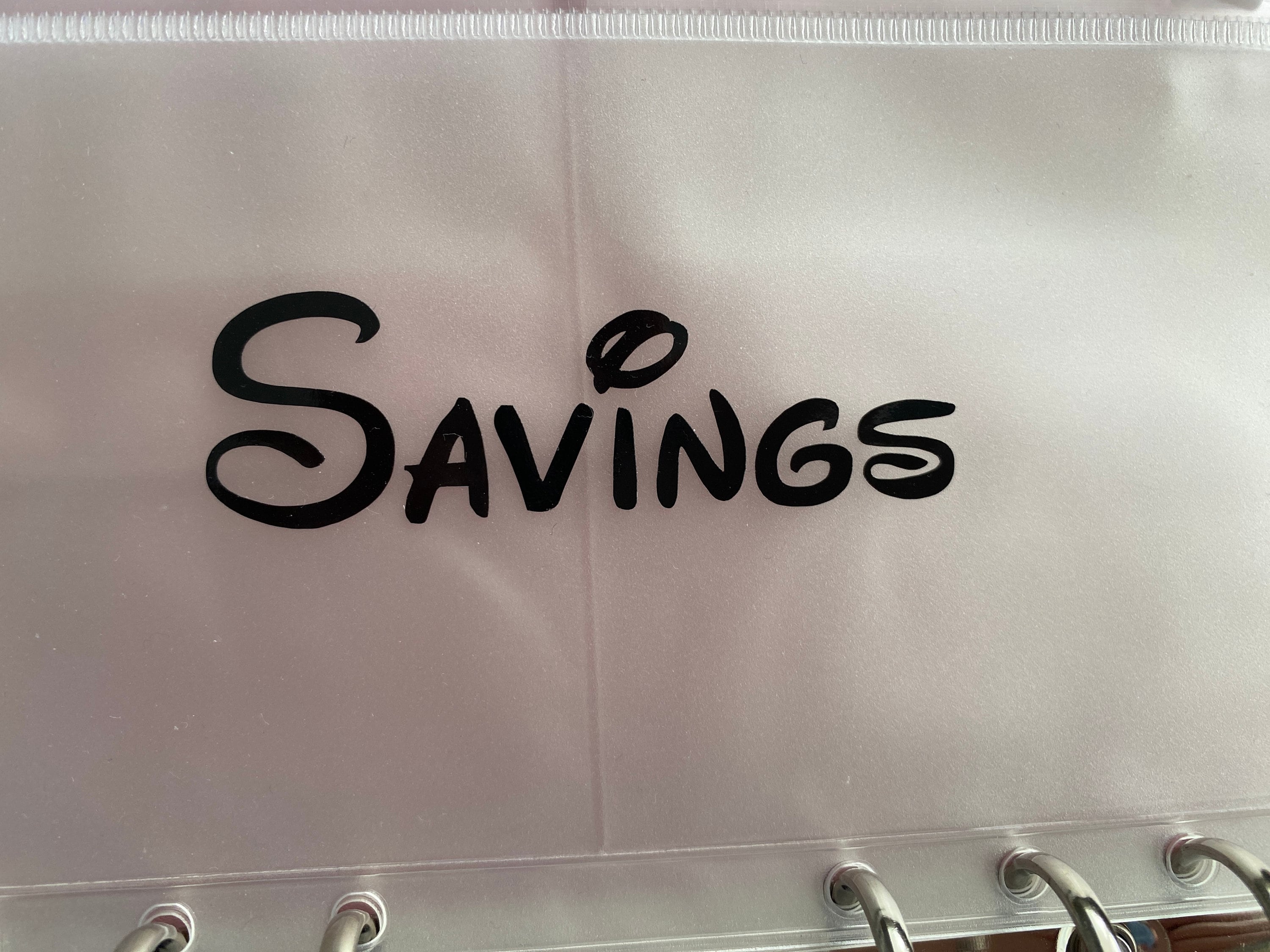 Personalised Cash Wallet Vinyl Decal Stickers - Cash Stuffing ...