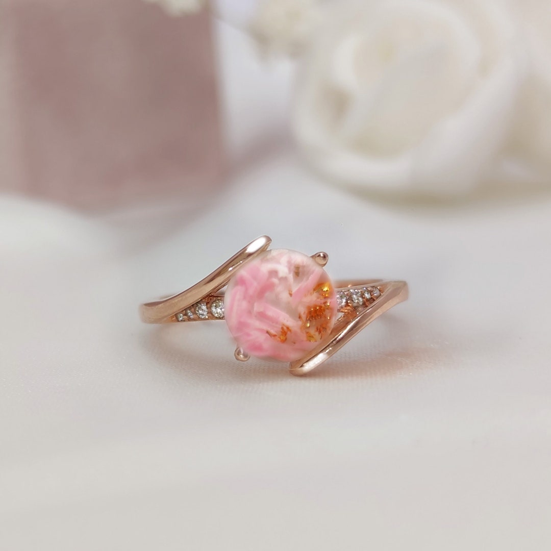 10K 14K Gold Pregnancy Test Cap Ring, Pregnancy Keepsake Jewelry ...