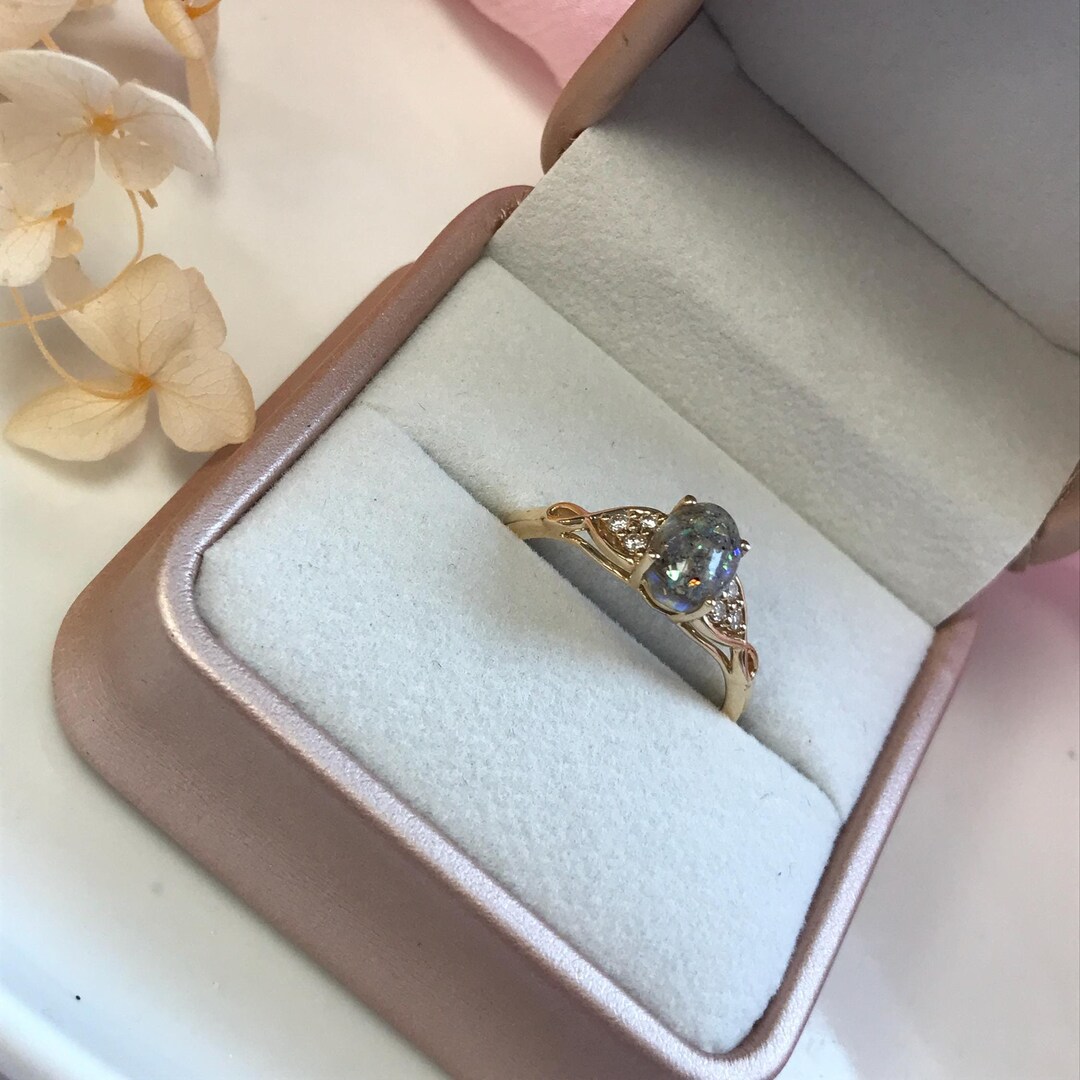 Elegant Ashes Ring – Custom Memorial Jewelry, Customized Ashes Ring ...