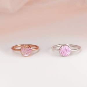 Pregnancy Test Cap Round Shape Ring, Miscarriage Keepsake, Pregnancy ...