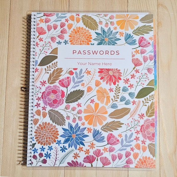 Password Book - Etsy
