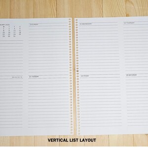 Planner,personalized, Letter Size, Minimalist, to Do List, Hourly ...