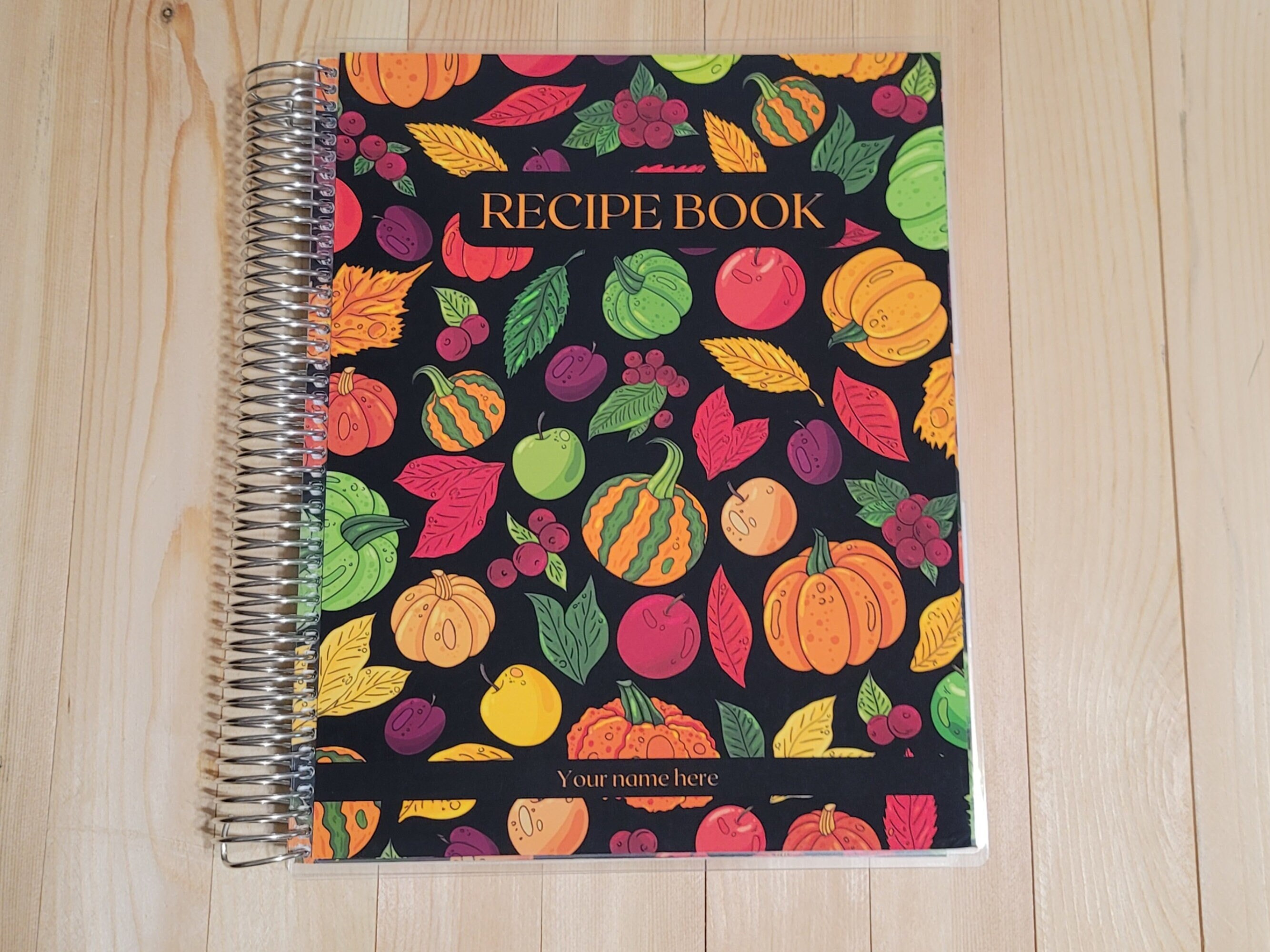 RECIPE Book, Blank, Coiled, 8.5x11, Tabbed, Neutral, Food Journal ...