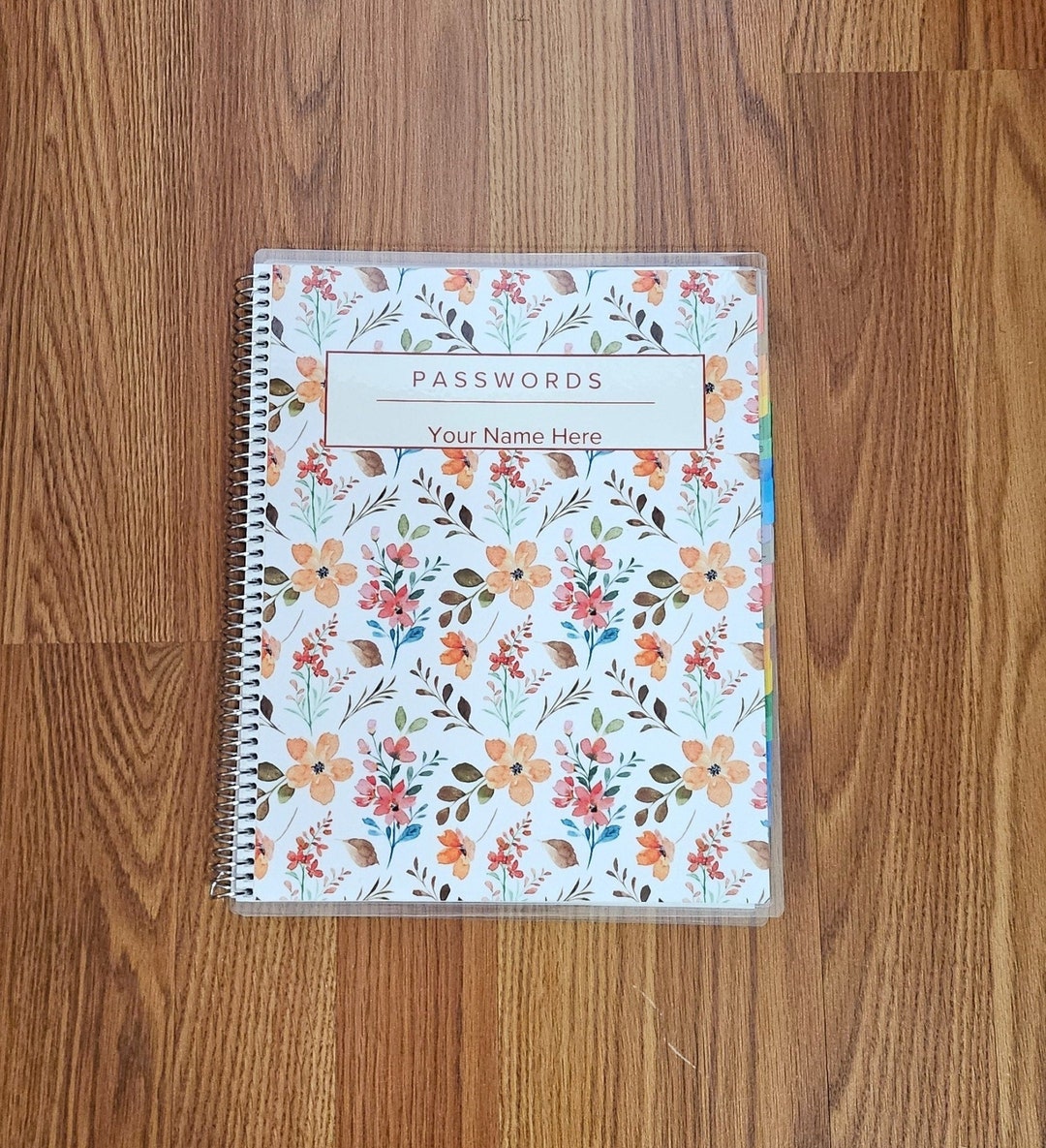 PASSWORD Book, Tracker, Keeper, Log, Manager, Spiral Notebook ...