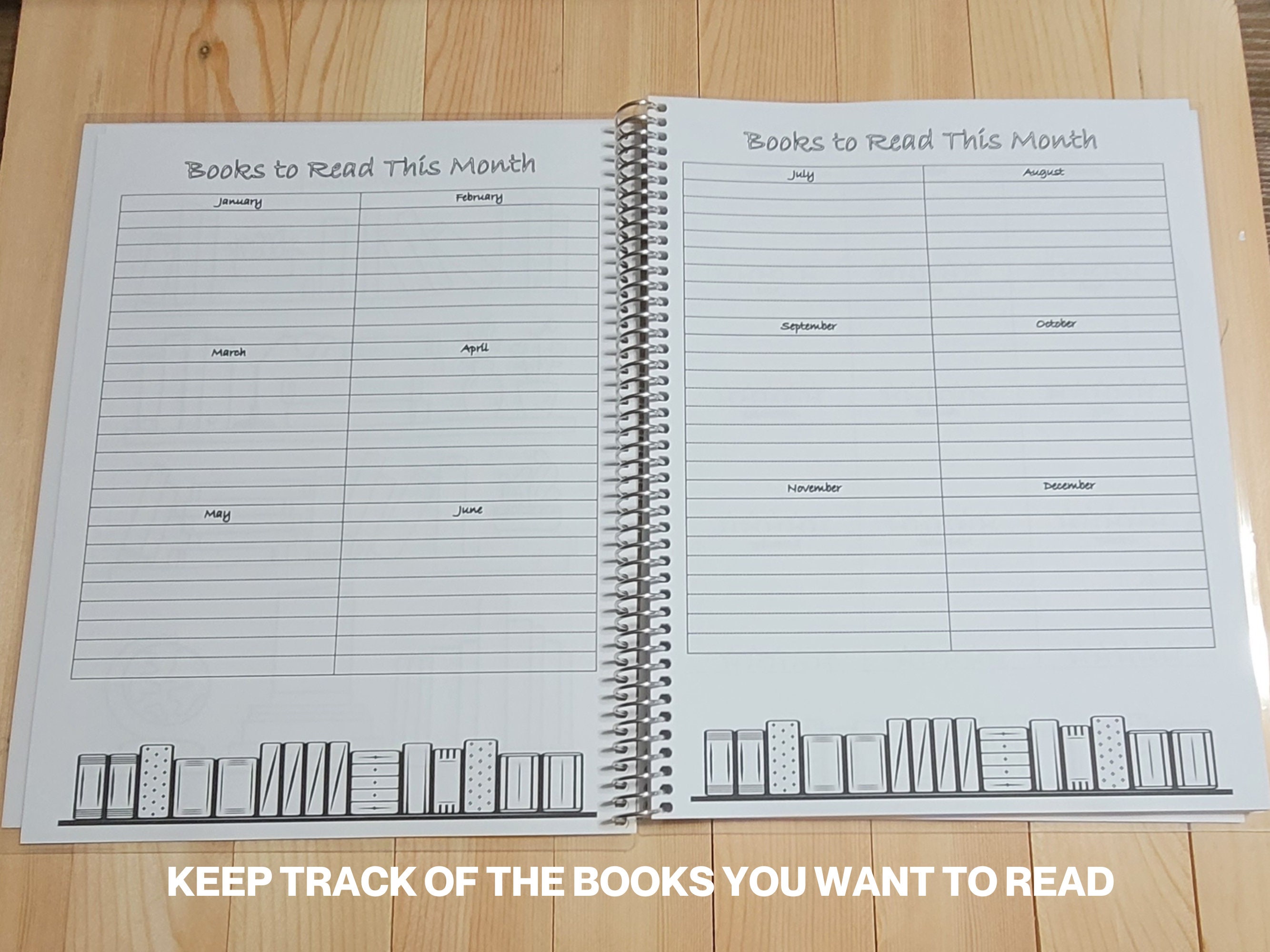 BOOK REVIEW JOURNAL, Reading Log, Book Tracker, Reading Challenge ...