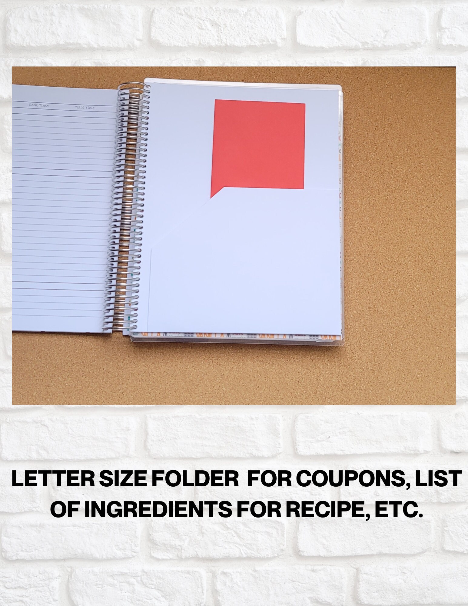 RECIPE Book, Blank, Coiled, 8.5x11, Tabbed, Neutral, Food Journal ...