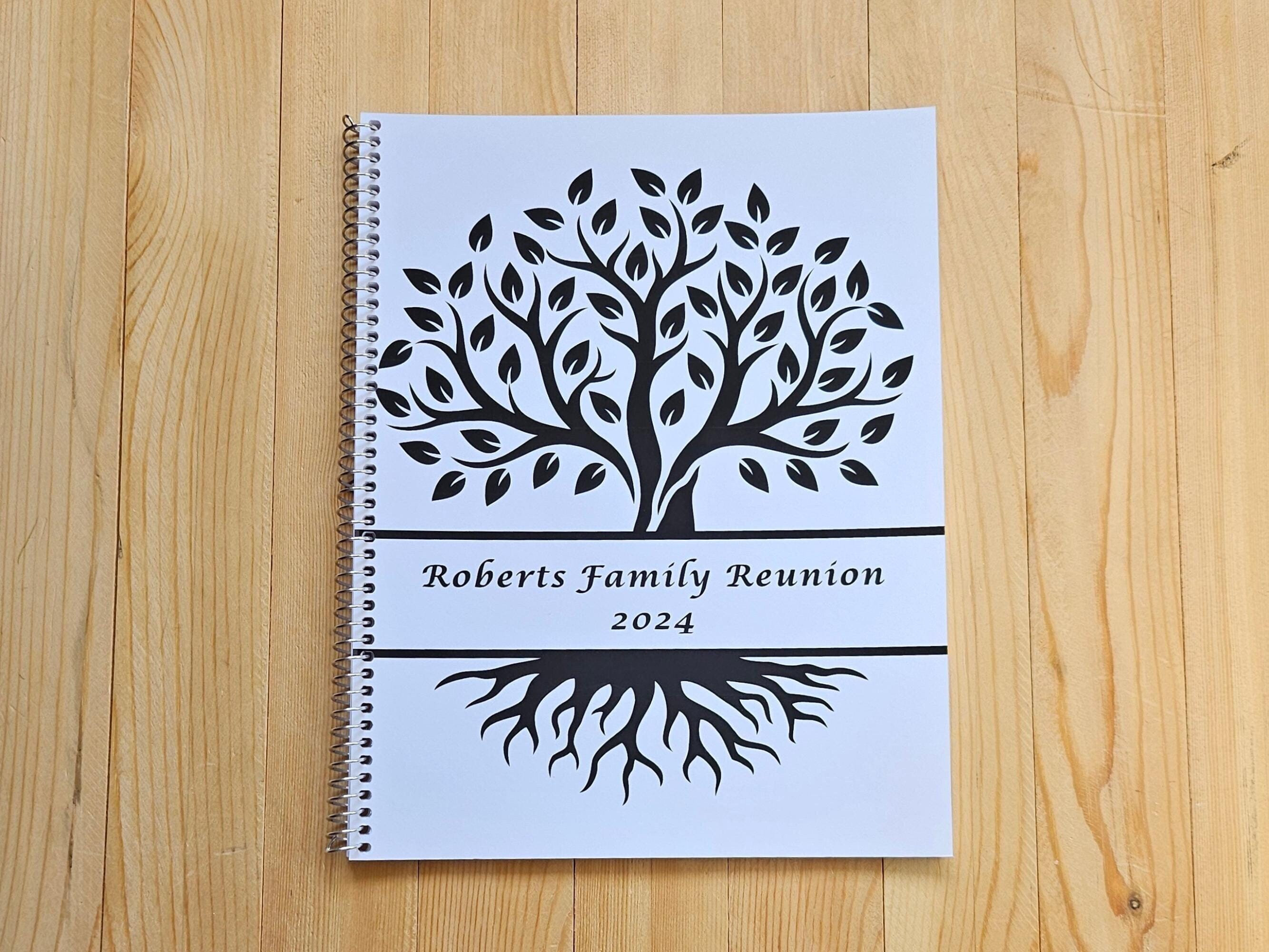 Personalized Family Reunion Log Book: Guest Sign In, Memory Keeper - Etsy