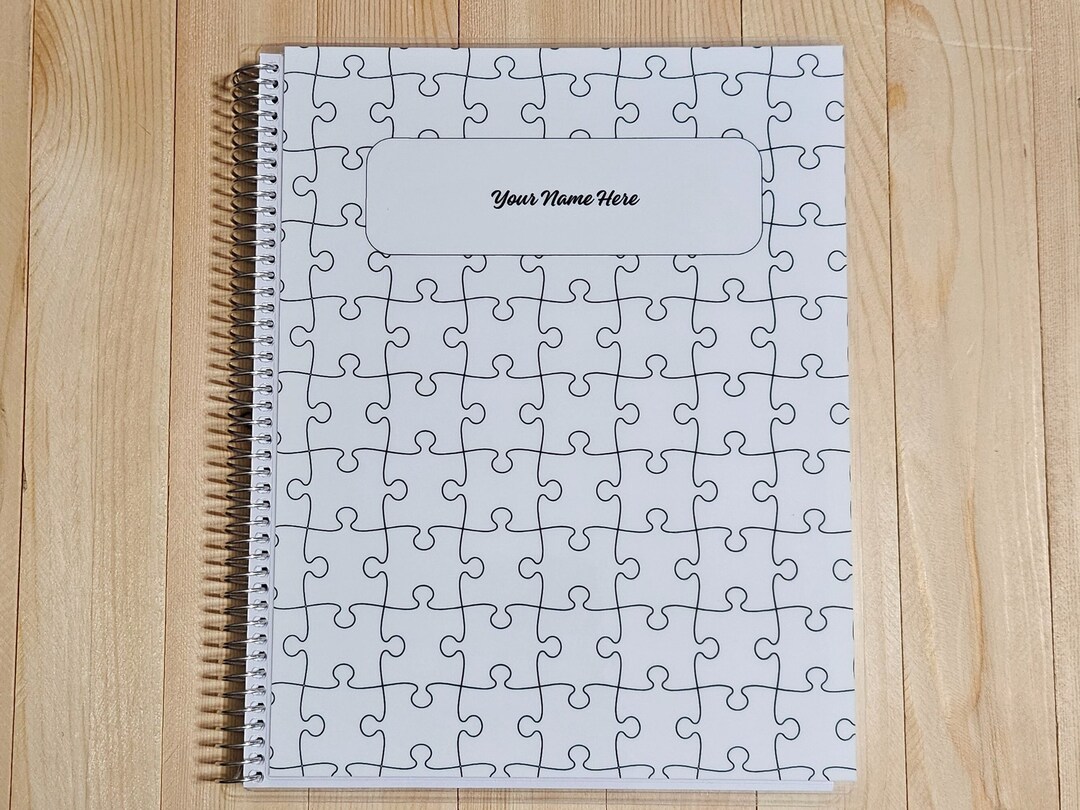 Puzzle Review Journal: Handmade Jigsaw Diary, 8.5 X 11 - Etsy