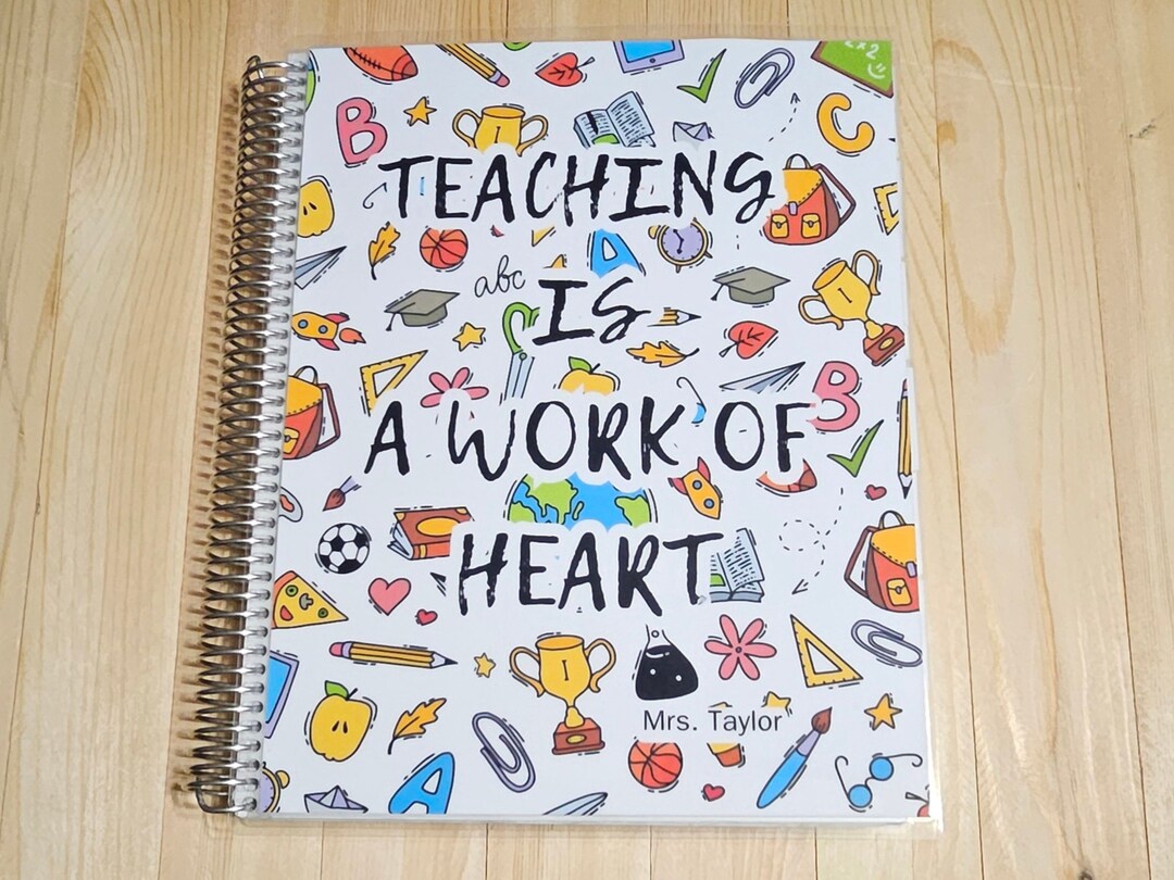 Personalized Teacher Planner: 2025-2026 Weekly Lesson Plan, 8.5 X 11 - Etsy