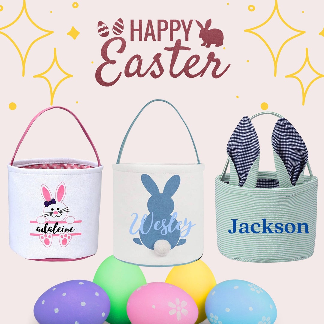 Customized Easter Baskets - Etsy