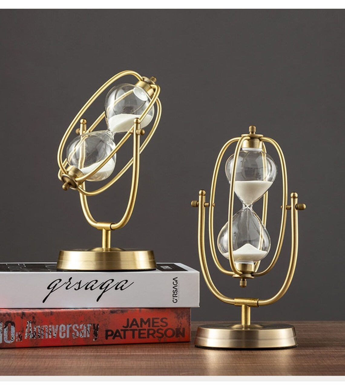 French Vintage Brass Hourglass Creative Decor for Home DIY - Etsy