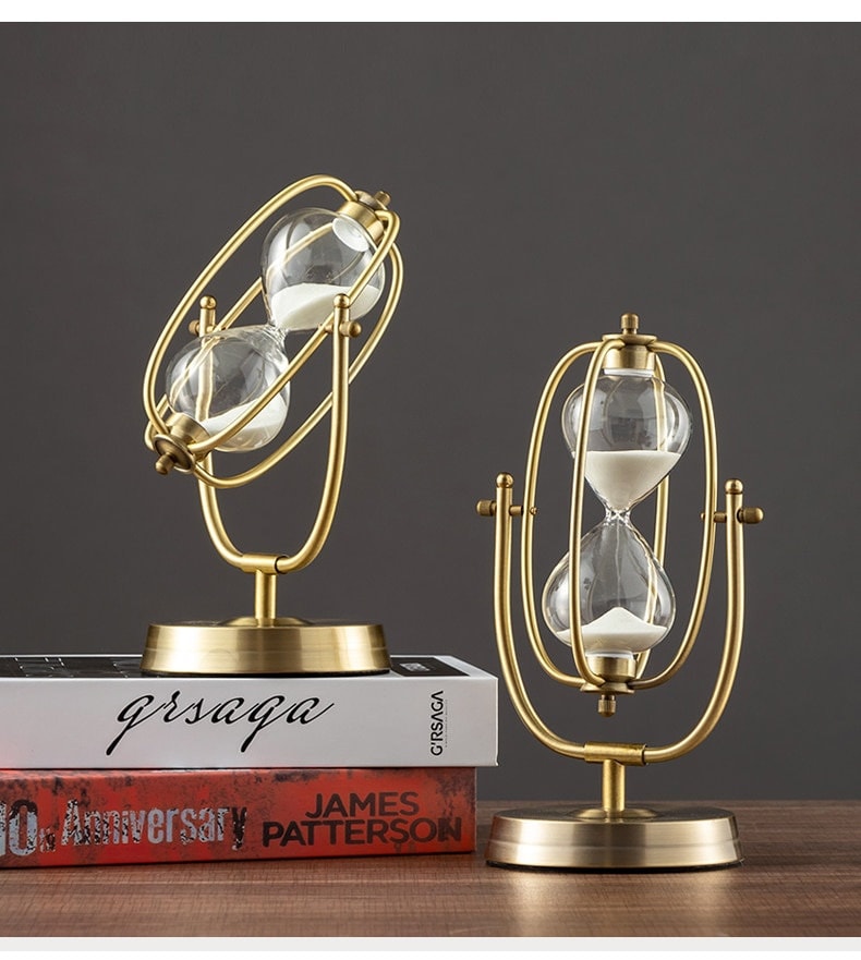 French Vintage Brass Hourglass Creative Decor for Home DIY - Etsy