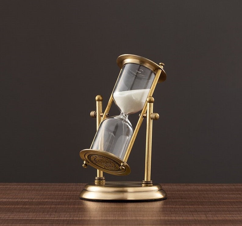 French Vintage Brass Hourglass Creative Decor for Home DIY - Etsy