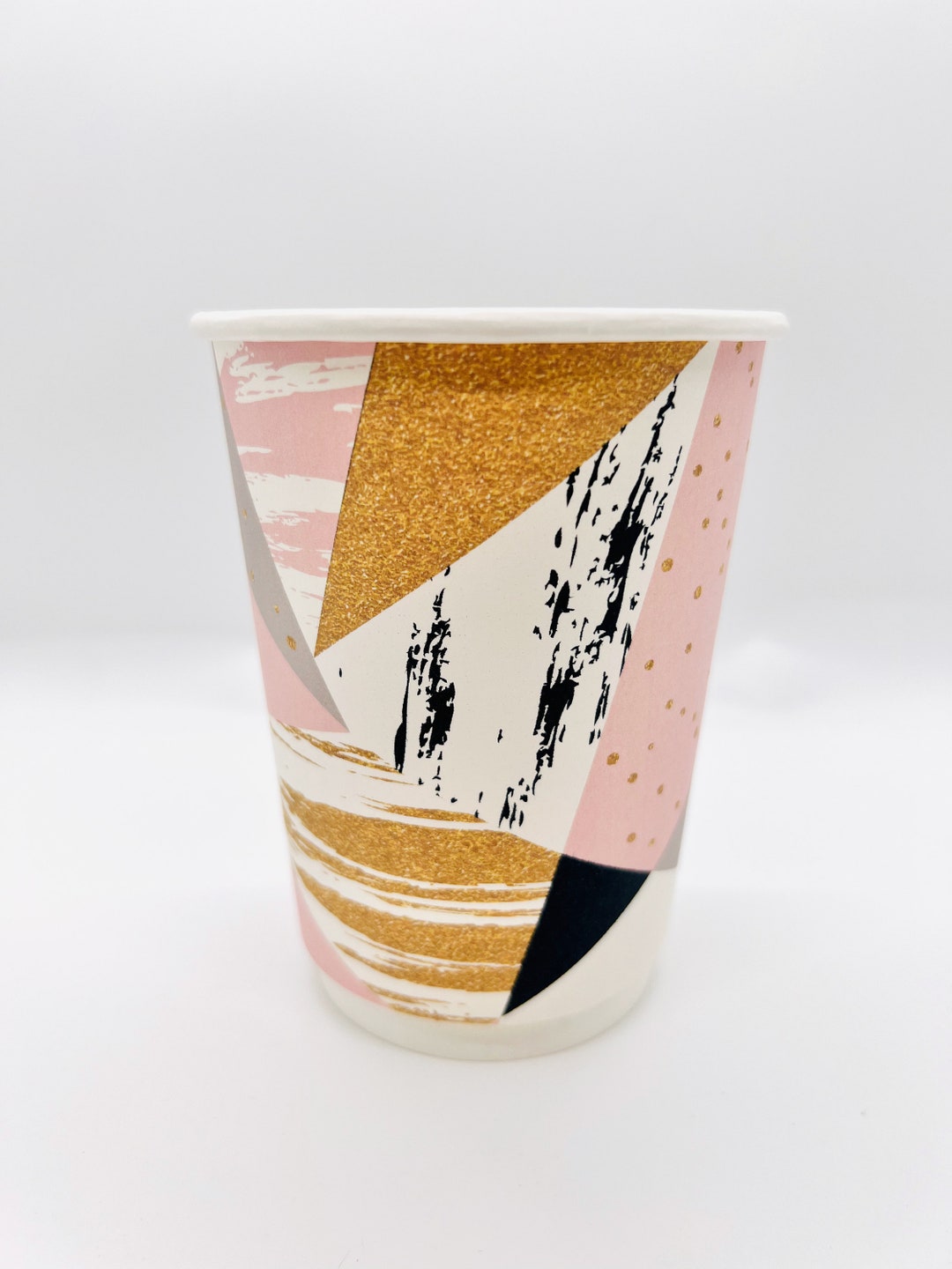 MODERN COFFEE CUP Customizable Modern Coffee Cup Geometric - Etsy