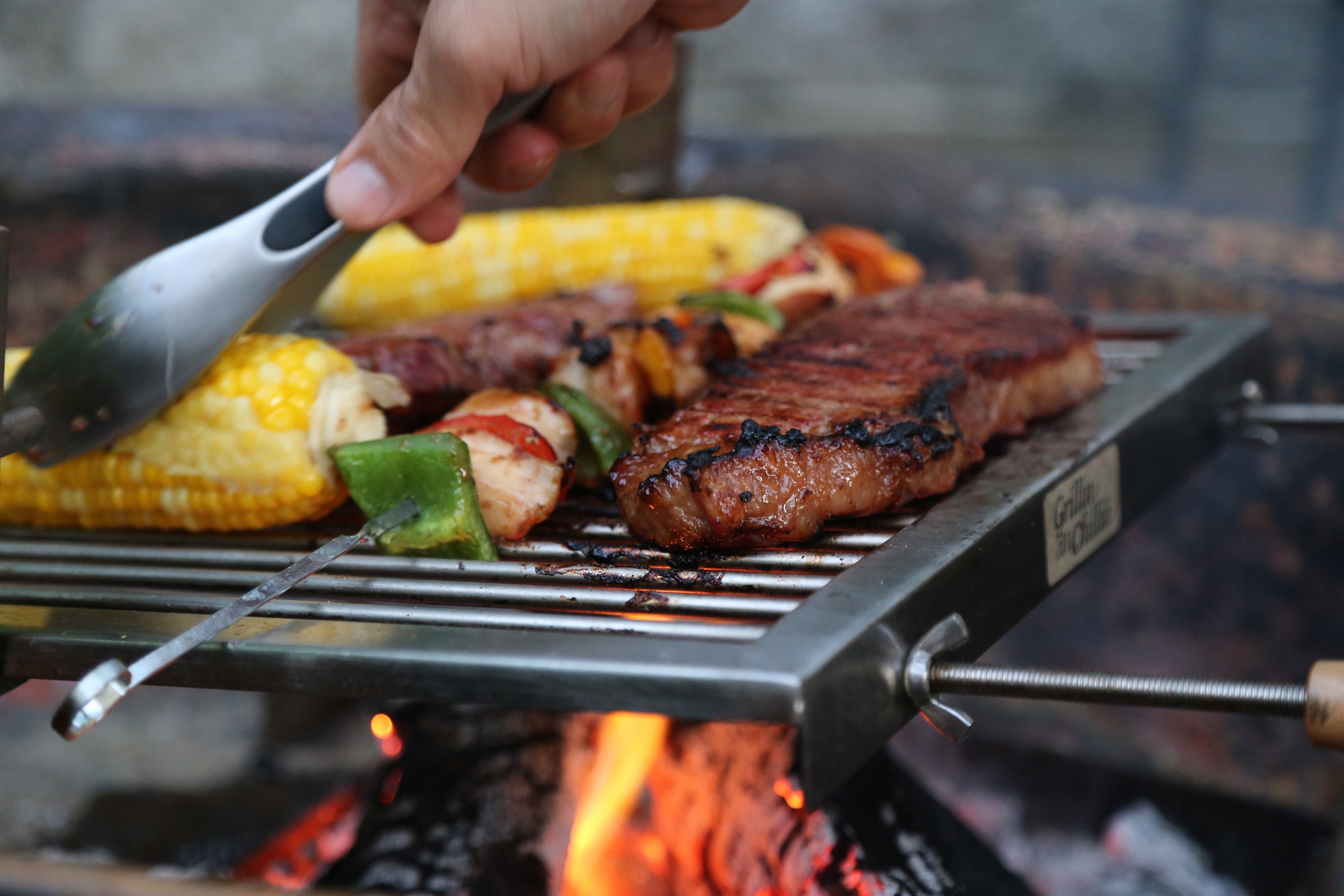 16 Skewers in Two Packs, Stainless Steel Skewers, Hand Sharpened ...