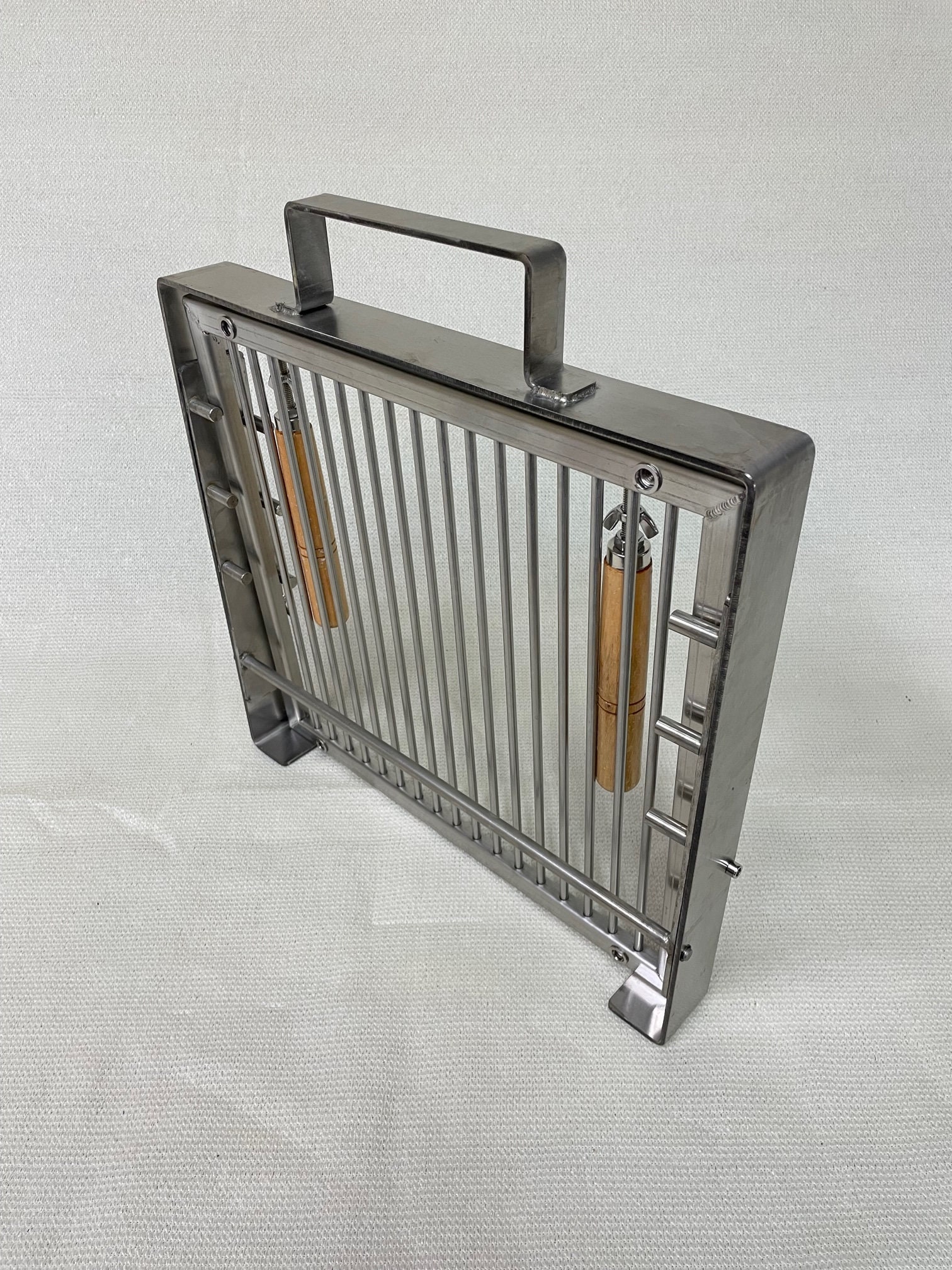 Tuscan Fireplace Grill All Stainless Etsy