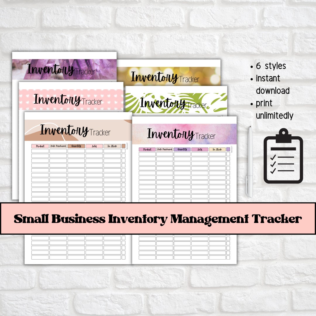 Inventory Management Tracker Small Business Inventory Tracker Business ...