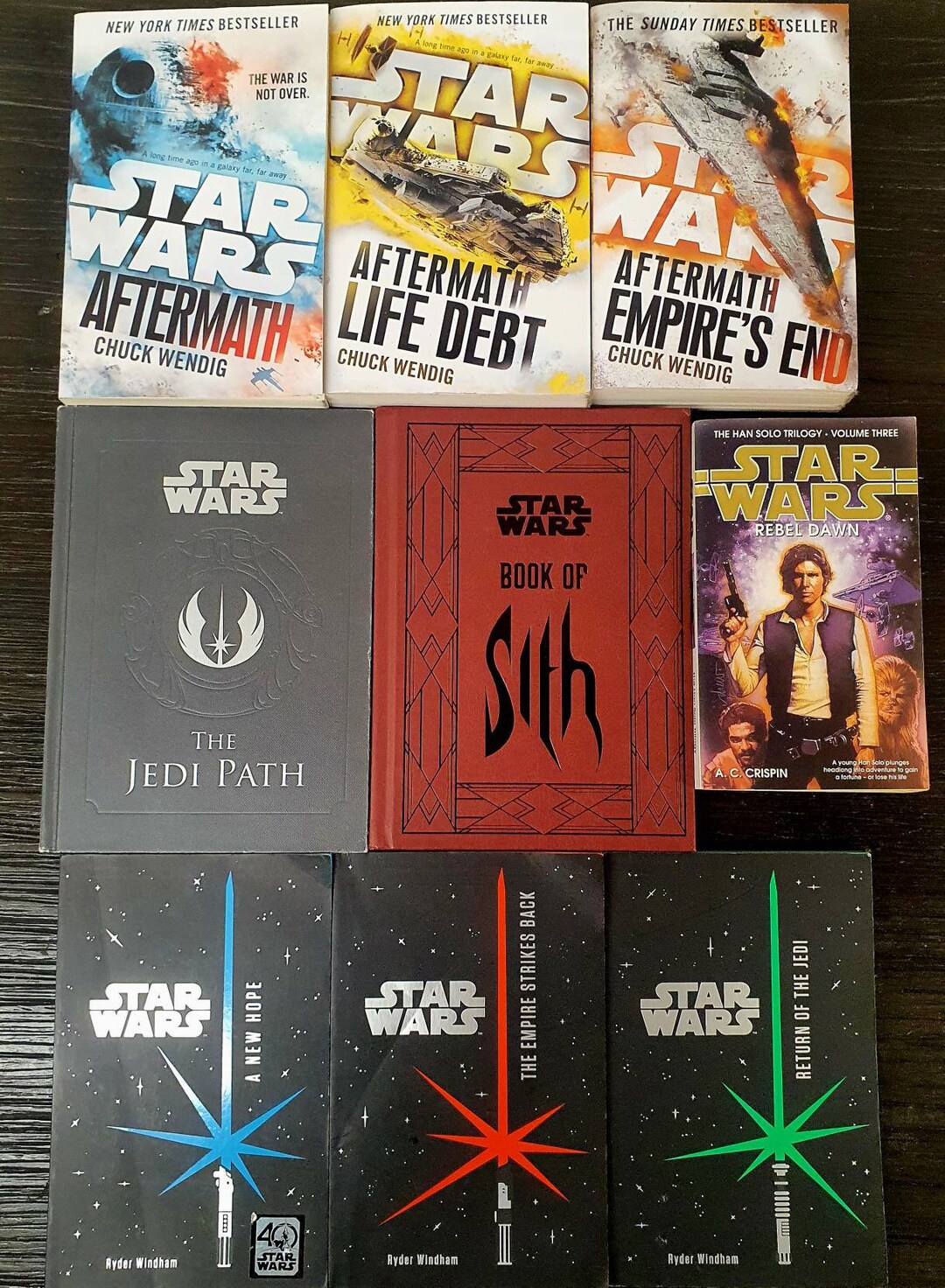 STAR WARS Books Collection of 9 - Etsy