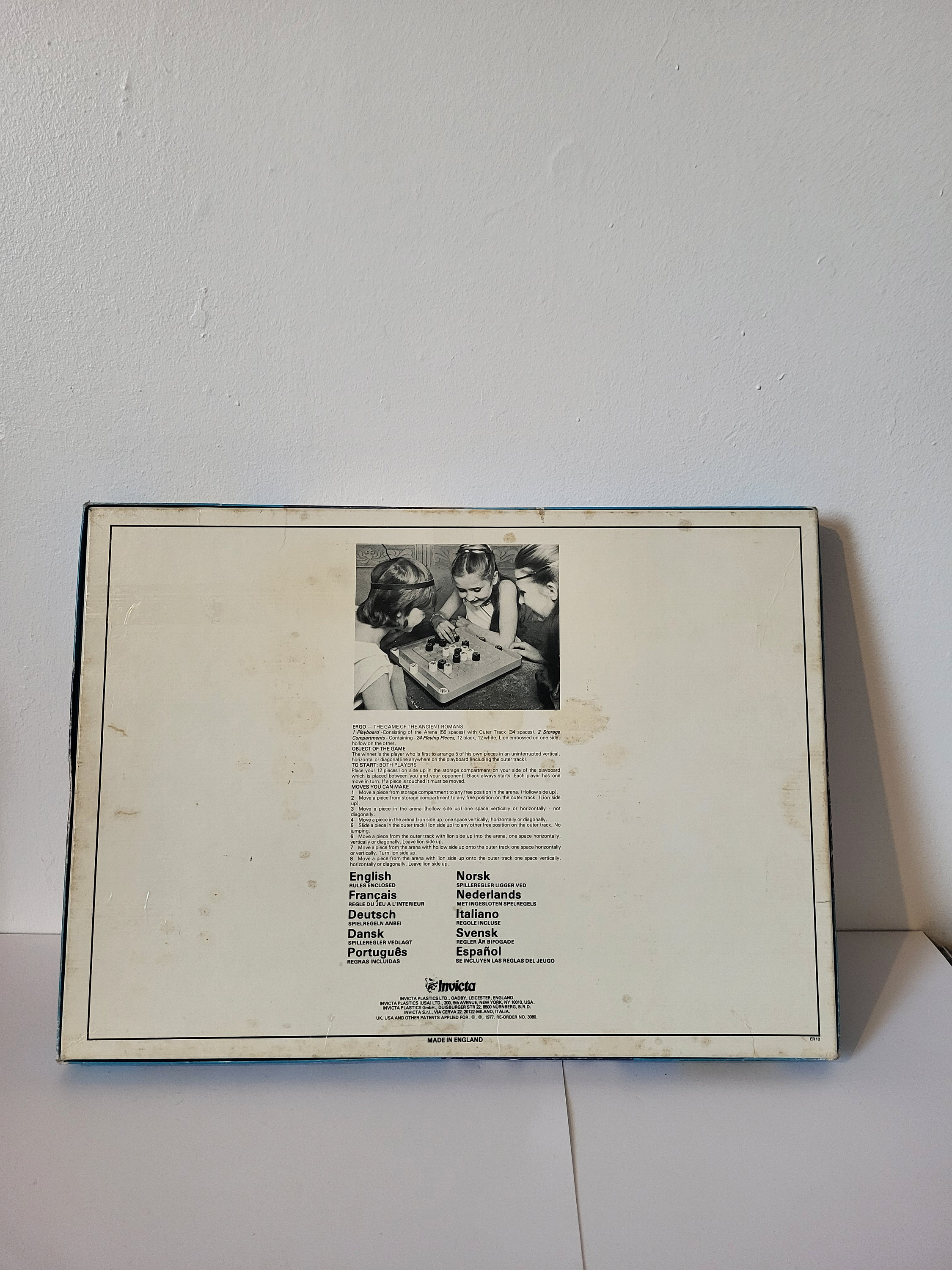 1977 Invicta Games Ergo Board Game - Etsy