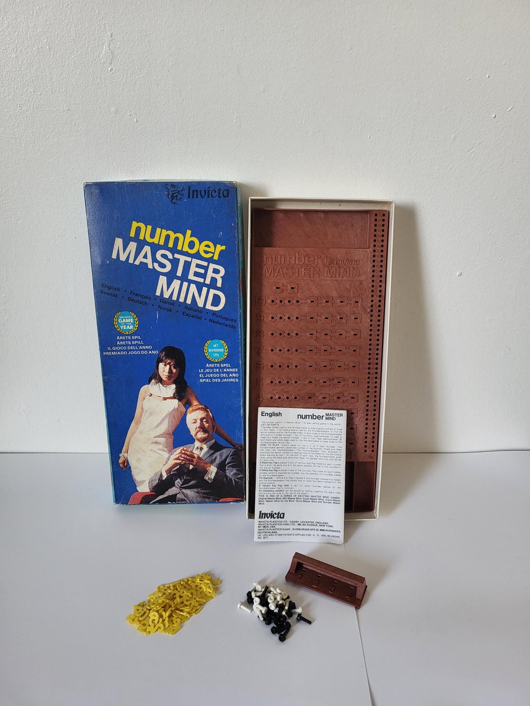 1976 Vintage Invicta Games Numbers Mastermind Game - Etsy