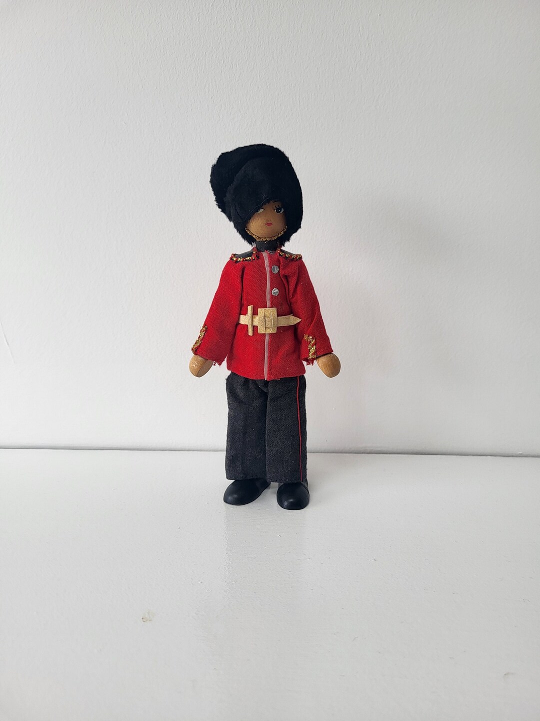 Vintage Wooden Polish Peg Doll - Etsy