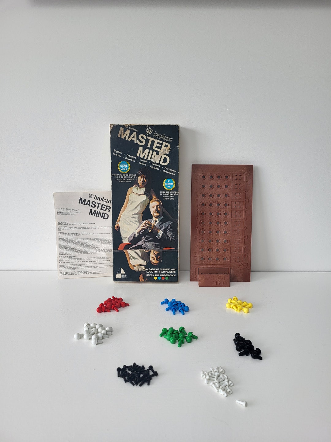 1972 Vintage Mastermind Strategy Game - Etsy