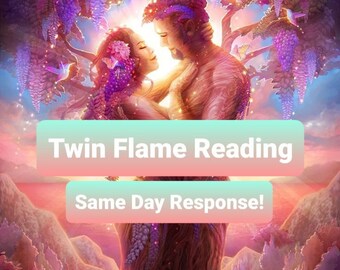Twin Flame Energy Reading Same Day Psychic Reading Same - Etsy