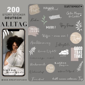 200+ Instagram Story Stickers Everyday Basic Weekdays Good Morning ...