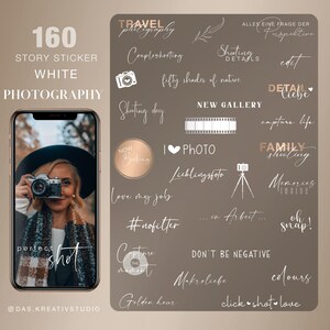 160+ Instagram Story Sticker Photography White Everyday Basic Photo ...
