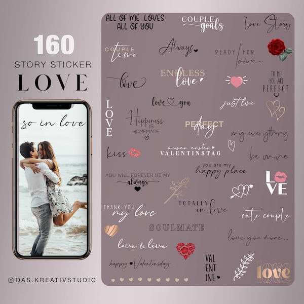 Love Wall Sticker - Etsy
