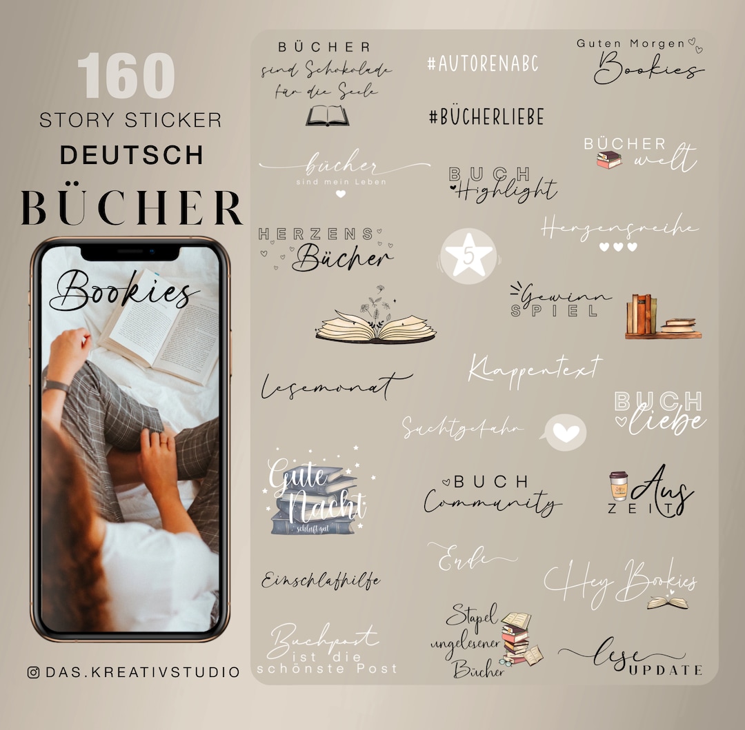 160 Instagram Story Sticker Books Love Basic Books Bookies Bookstagram ...