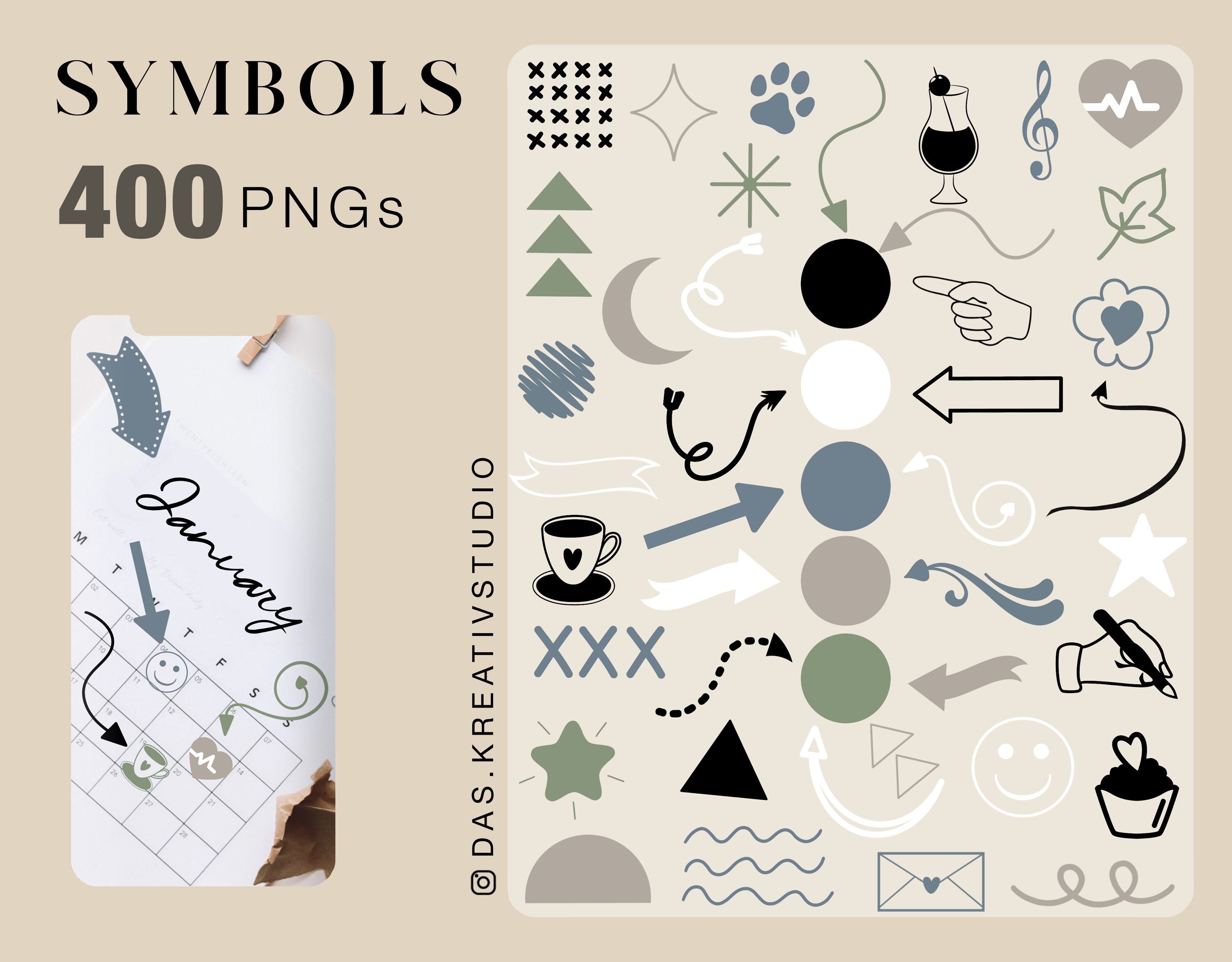 Element symbols clipart - Etsy Österreich