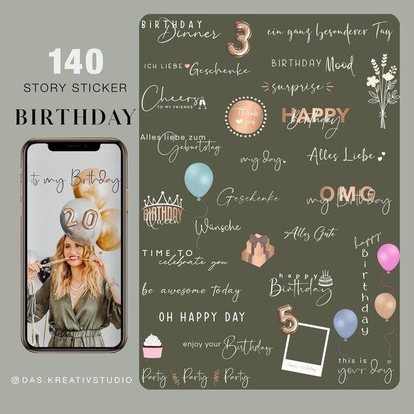 Cute Instagram Stickers - Etsy