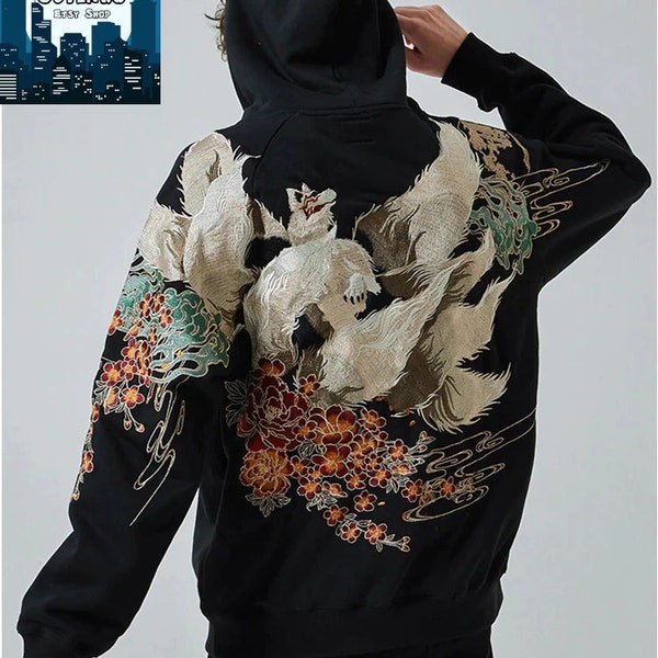 Nine Tail Hoodie - Etsy