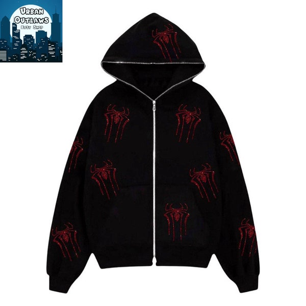 Spider Man Sweater Y2k - Etsy