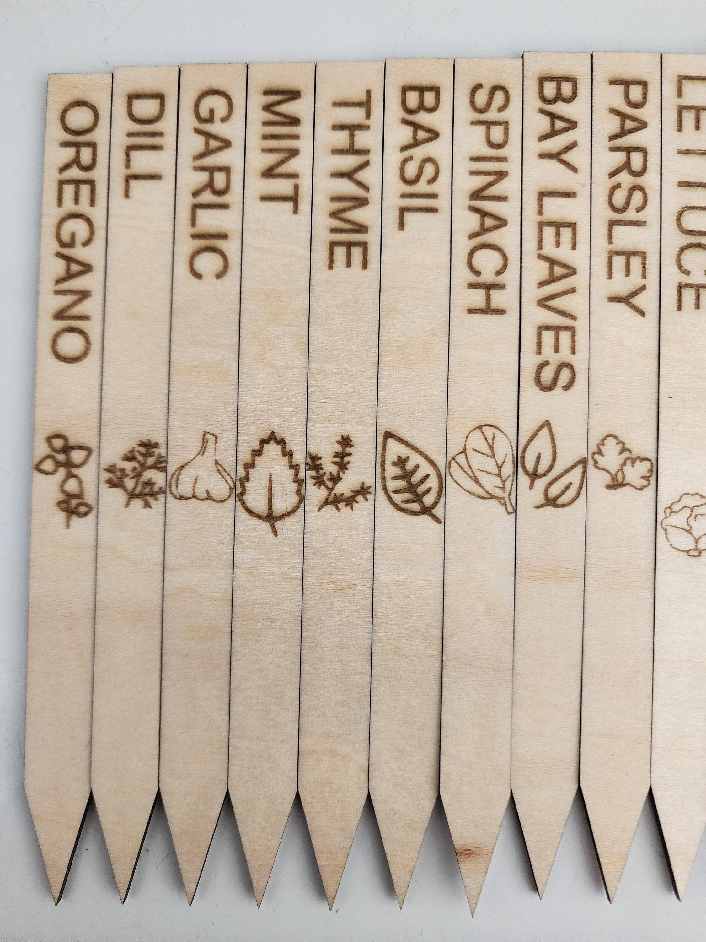 Vegetable Planter Stakes/spice Planter Stakes/garden and Plant Markers ...