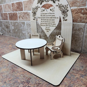 Wedding Memorial Display, Wedding Memorial Table, Remembrance Table ...