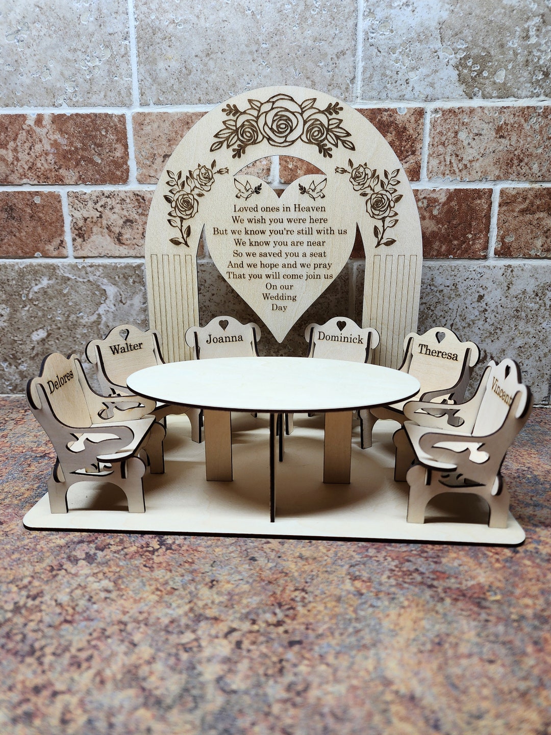 Wedding Memorial Display, Wedding Memorial Table, Remembrance Table ...