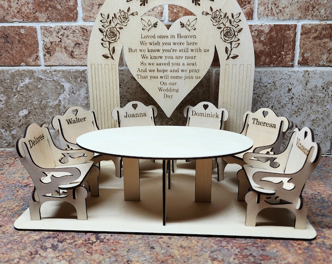 Wedding Memorial Display, Wedding Memorial Table, Remembrance Table ...