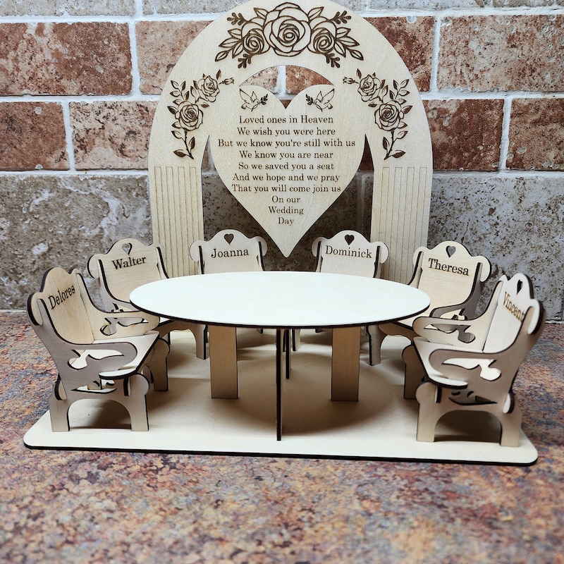Holiday Table Memorial - Etsy