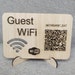 Wifi QR Code Sign, Wifi Sign, Wood Wifi Sign, Laser Cut Wifi Sign - Etsy