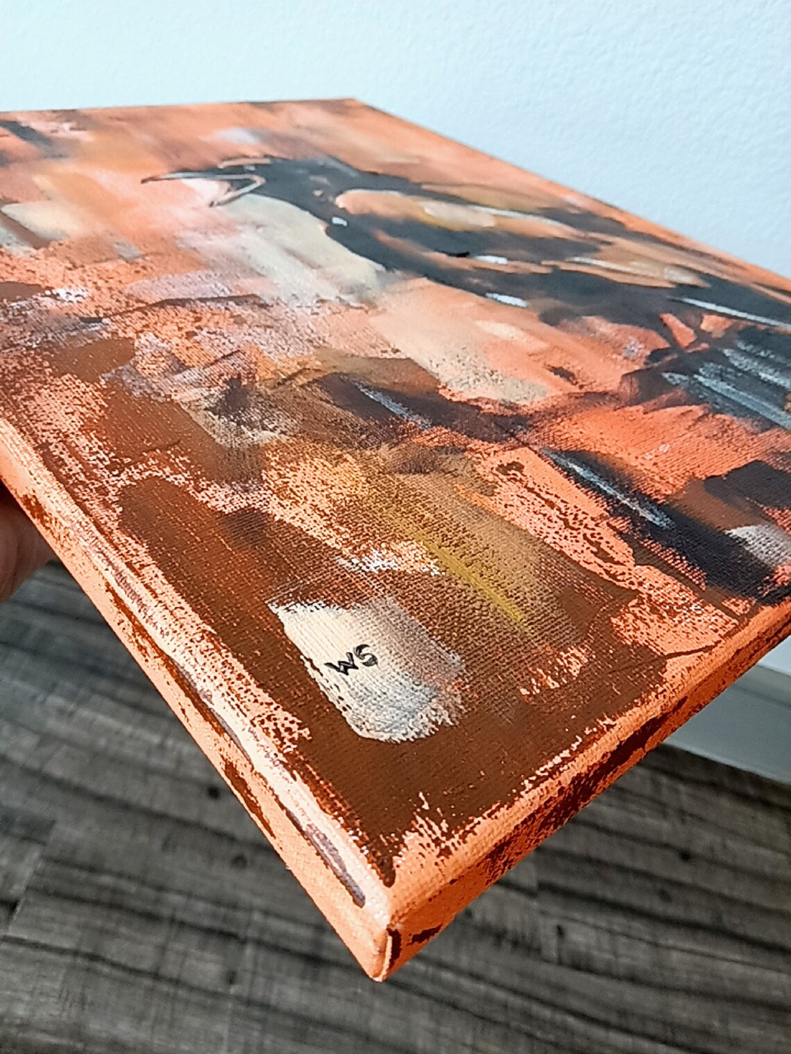 Black Crow Painting Raven Bird Original Art USA Texas Animal Hand ...